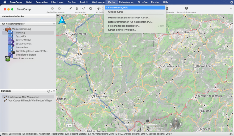 OSM Karten in Basecamp installieren - Apple Mac OS