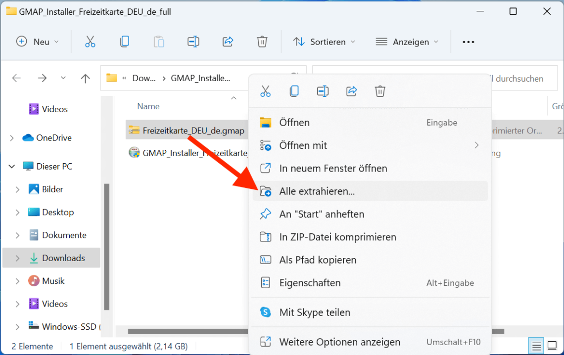 OSM Karten in Basecamp am PC installieren